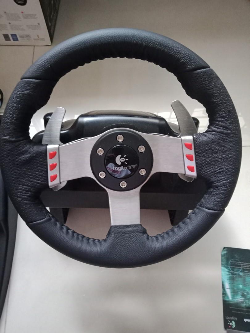 Logitech G27 racing controller for PS with free game, Video Gaming ...