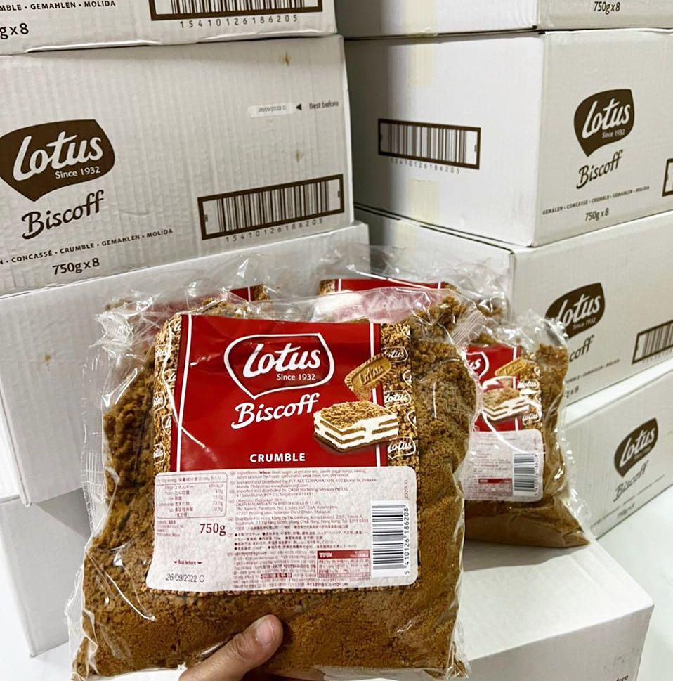 Lotus biscoff crumble 750gm, Food & Drinks, Homemade Bakes on Carousell