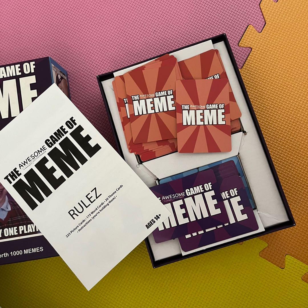 MEME card game, Hobbies & Toys, Toys & Games on Carousell