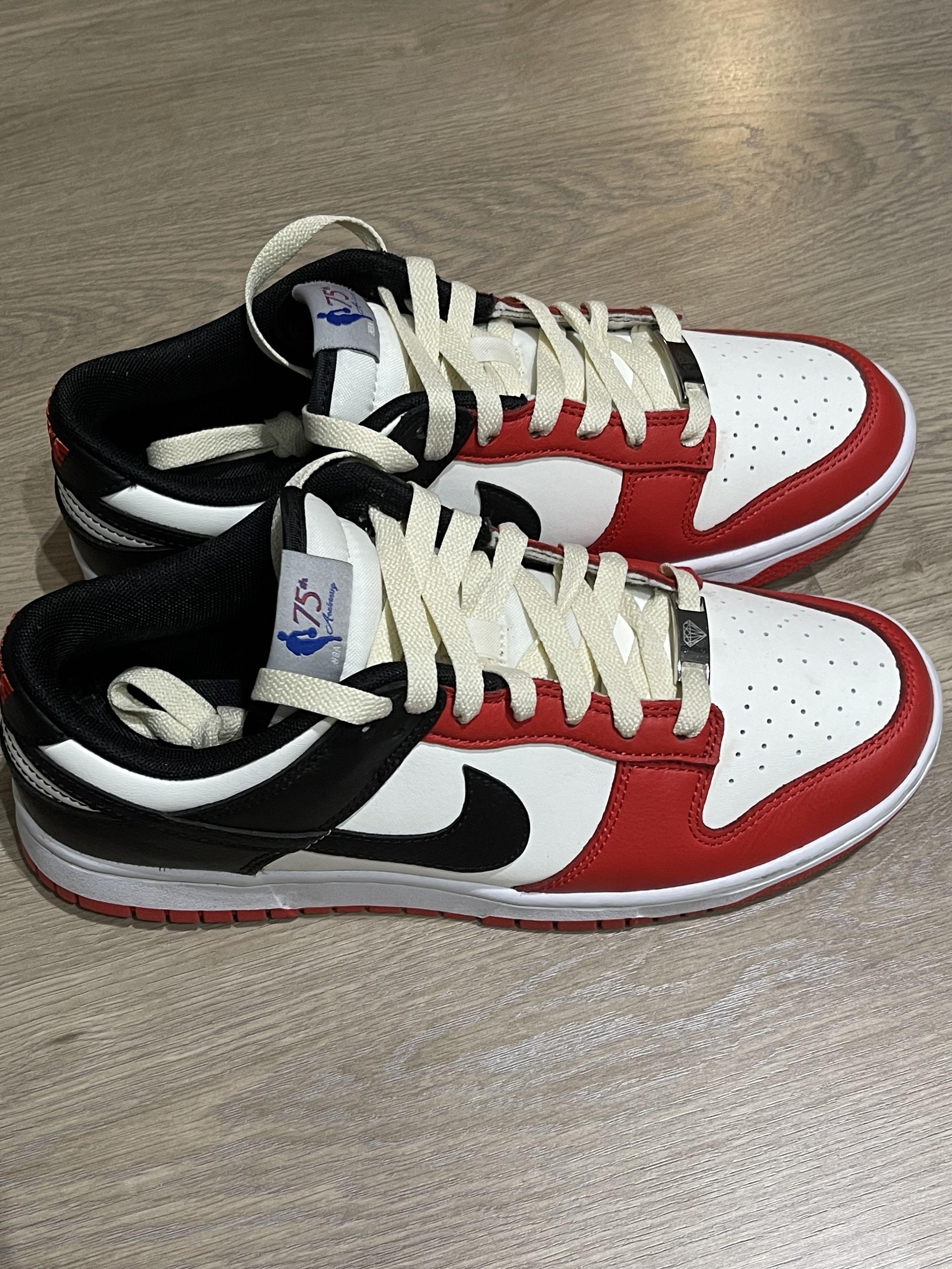 Nba chicago dunk low, Men's Fashion, Footwear, Sneakers on Carousell
