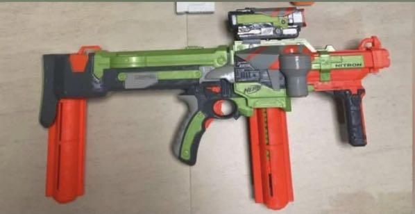 Nerf Full Auto Nitron Gun with accessories, Hobbies & Toys, Toys ...