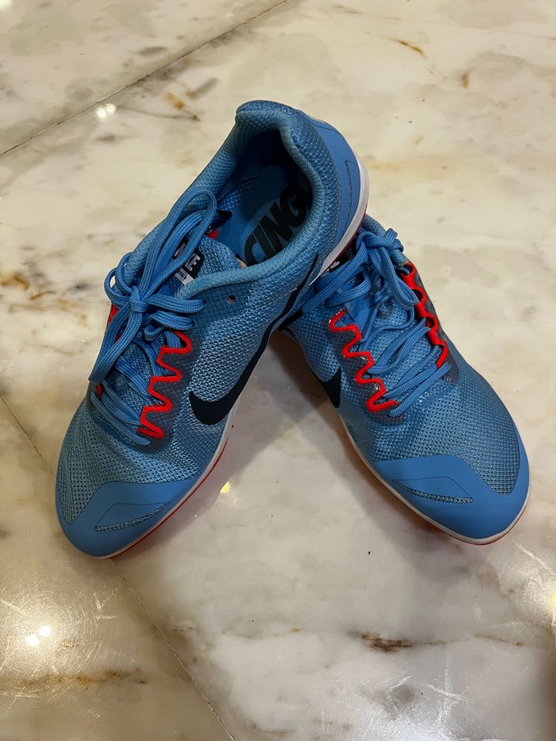Nike blue spikes, Men's Fashion, Footwear, Sneakers on Carousell
