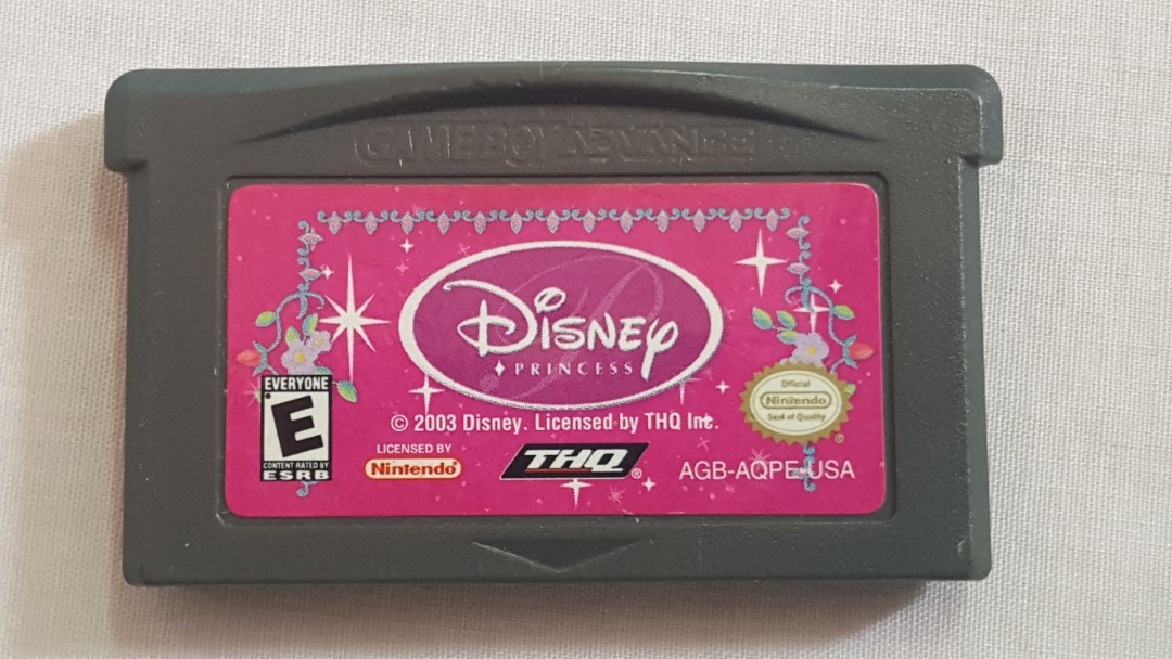 Nintendo Game Boy Advance Disney Princess, Video Gaming, Video Games ...