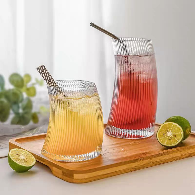 Curved Juice/ Cocktail Glass, Furniture & Home Living, Kitchenware ...