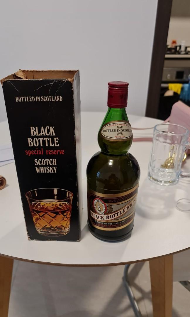 Old Black bottle scotch whisky, Food & Drinks, Alcoholic Beverages on ...