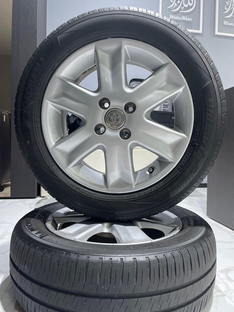 Original Toyota Yaris Wheelset. 15 inch, Car Accessories, Tyres & Rims ...
