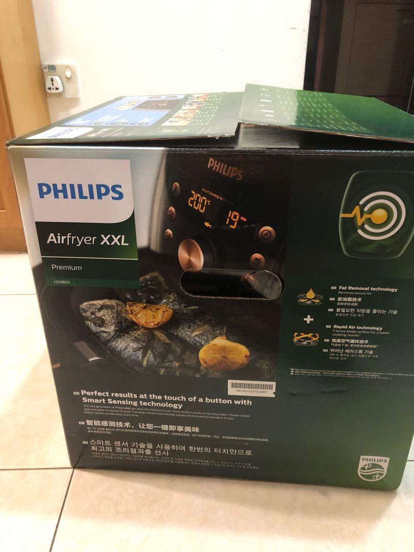 Philips air fryer XXL HD 9860, TV & Home Appliances, Kitchen Appliances ...