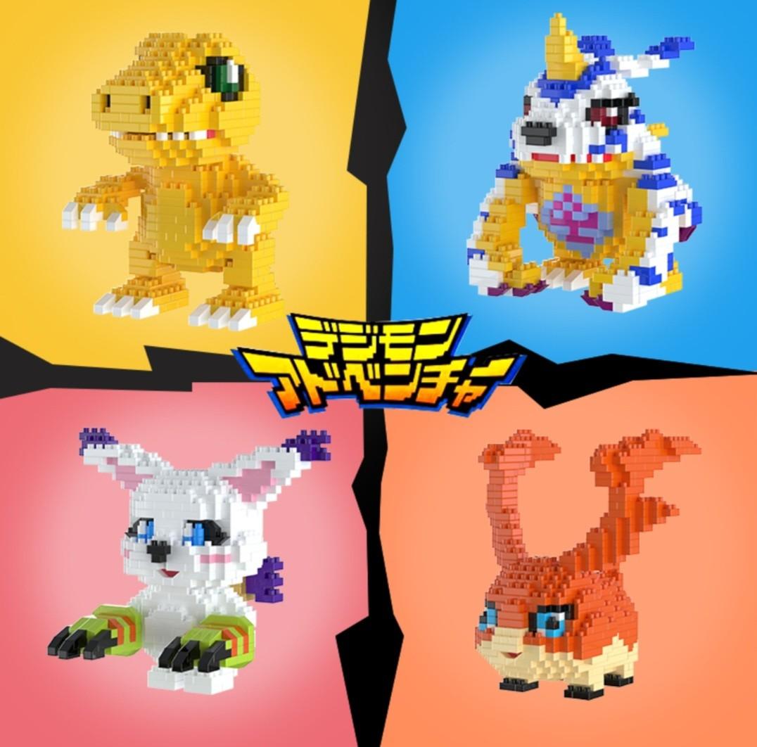 (PO) Digimon Nanoblocks, Hobbies & Toys, Memorabilia & Collectibles, J ...