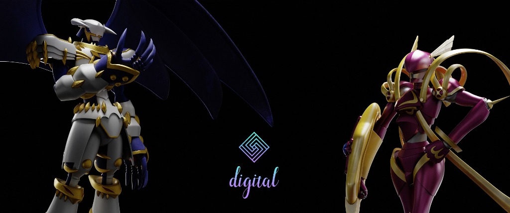 [PO] Digital Studio - Royal Knight Series Crusadermon and Dynasmon ...