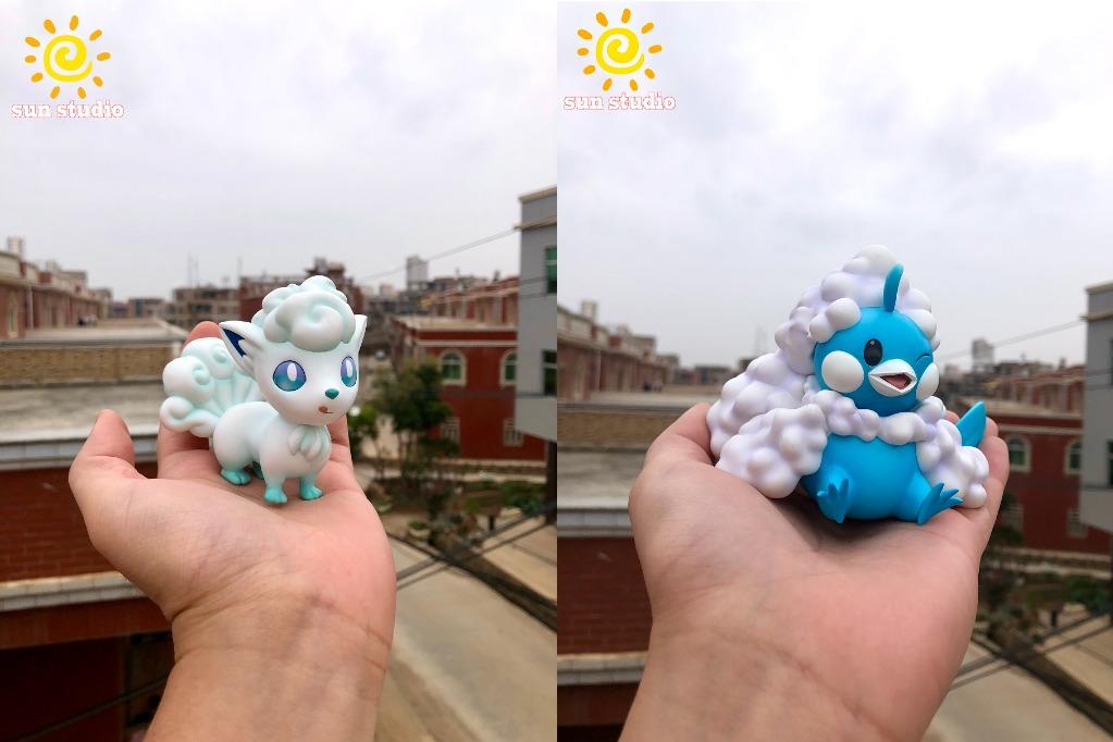 [PO] Sun Studio - Alola Vulpix and Mega Altaria Figure Statue, Hobbies ...