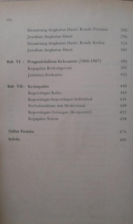 Politik Militer Indonesia 1945 1967 Menuju Dwi Fungsi Abri Buku And Alat