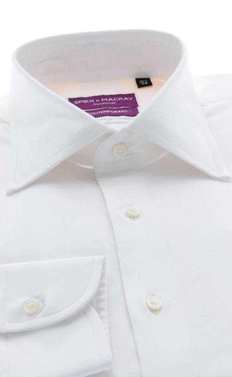 SPIER & MACKAY: Purple Label Premium White Shirt, Men's Fashion, Tops ...