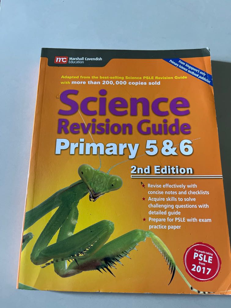 PSLE Science Revision Guide science for p5 &6, Hobbies & Toys, Books ...