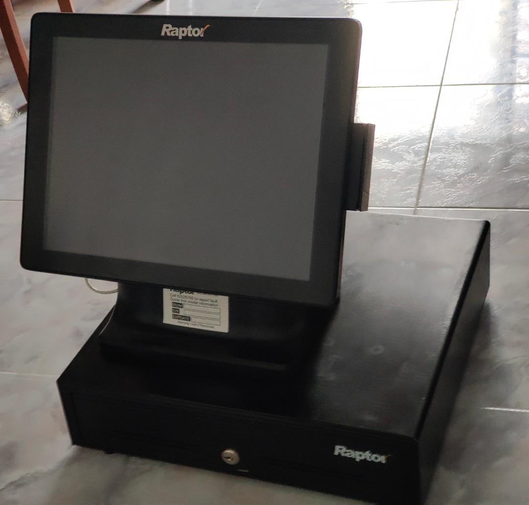 Raptor POS machine with printer and cash drawer, Computers & Tech ...