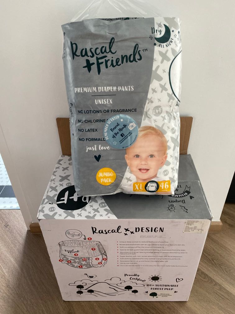 Rascal & Friends Diapers XL, Babies & Kids, Bathing & Changing, Diapers ...
