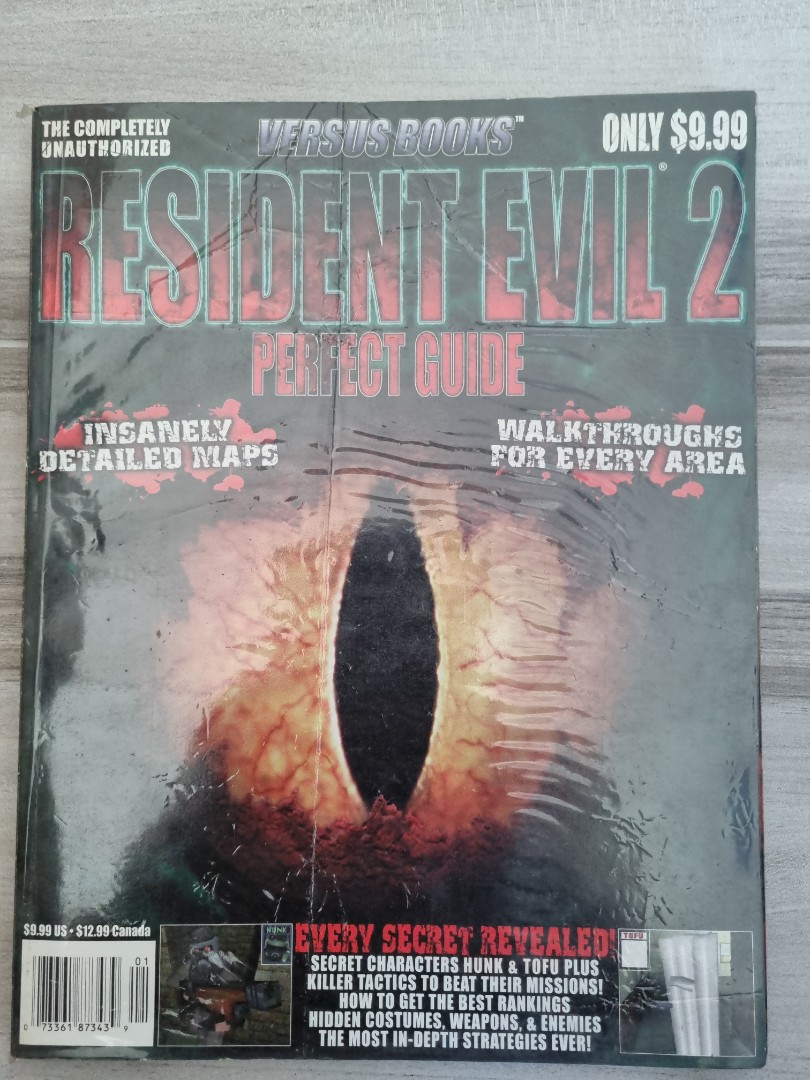Resident Evil 2 Perfect Guide book, Hobbies & Toys, Toys & Games on ...