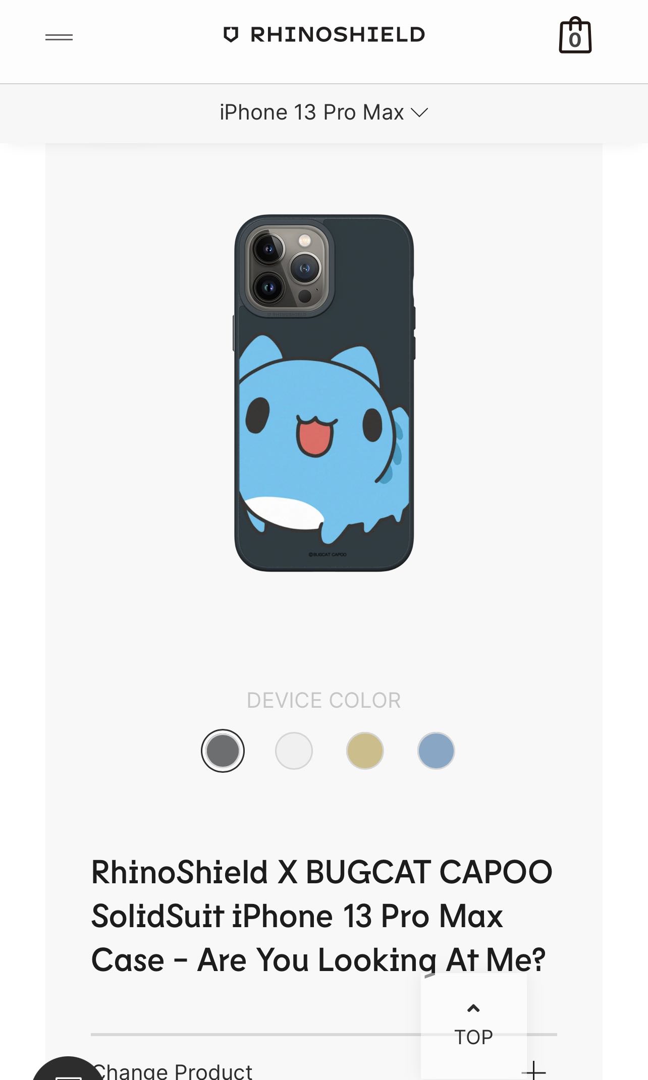 Rhinoshield iPhone 13 pro max bugcat capoo, Mobile Phones & Gadgets, Mobile & Gadget Accessories ...