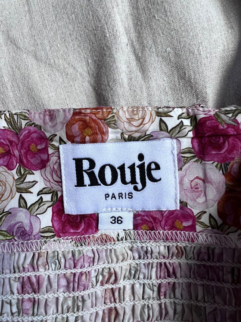 Rouje Roses Bustier Top, Women's Fashion, Tops, Sleeveless on Carousell