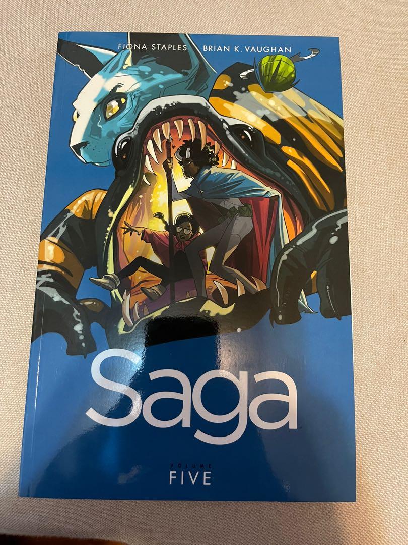 Saga - Image Comic - Volume 1 to 5 - Brian K. Vaughan, Hobbies & Toys ...