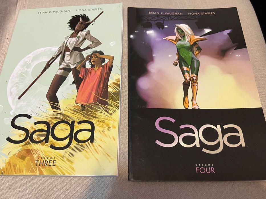 Saga - Image Comic - Volume 1 to 5 - Brian K. Vaughan, Hobbies & Toys ...