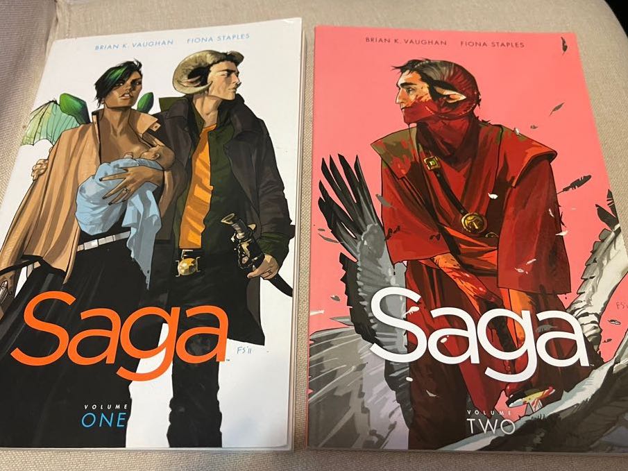 Saga - Image Comic - Volume 1 to 5 - Brian K. Vaughan, Hobbies & Toys ...