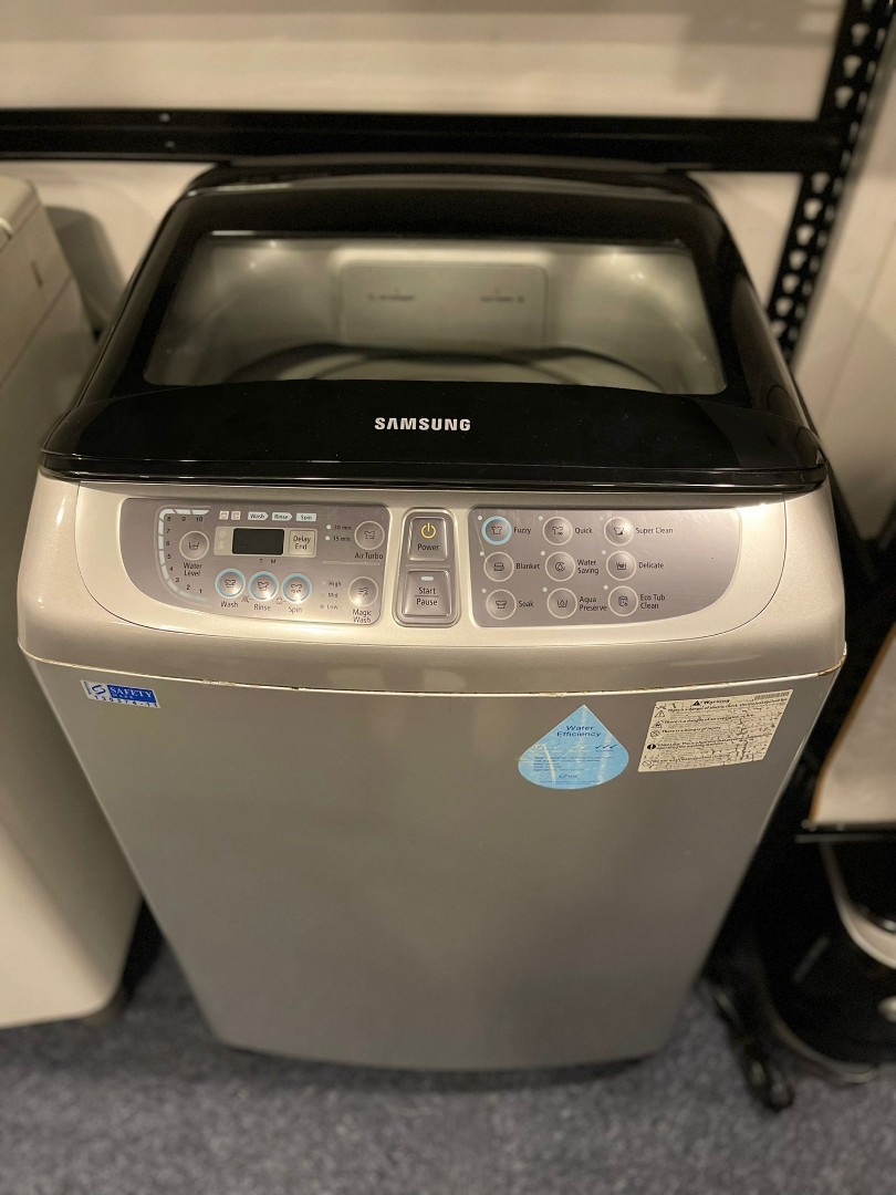 Samsung WA90F5S5 - 9.0kg Top Load Washing Machine, TV & Home Appliances ...