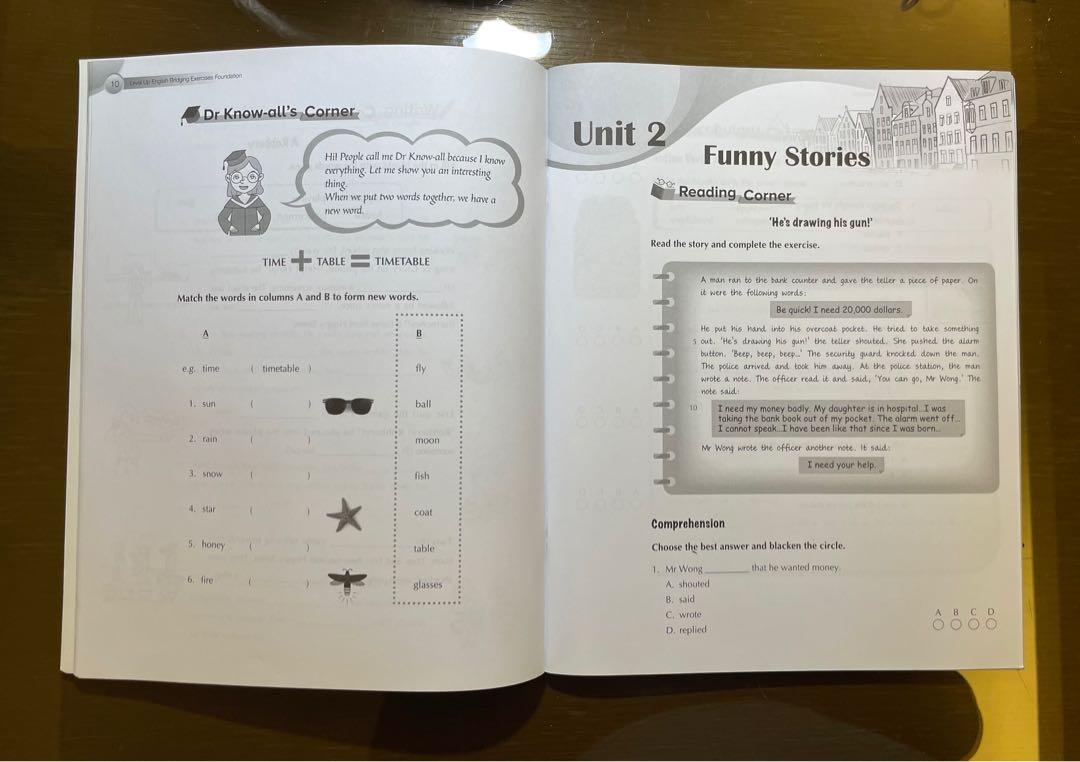 Secondary School - Level up English (Bridging exercise), 興趣及遊戲, 書本 & 文具, 教科書 - Carousell