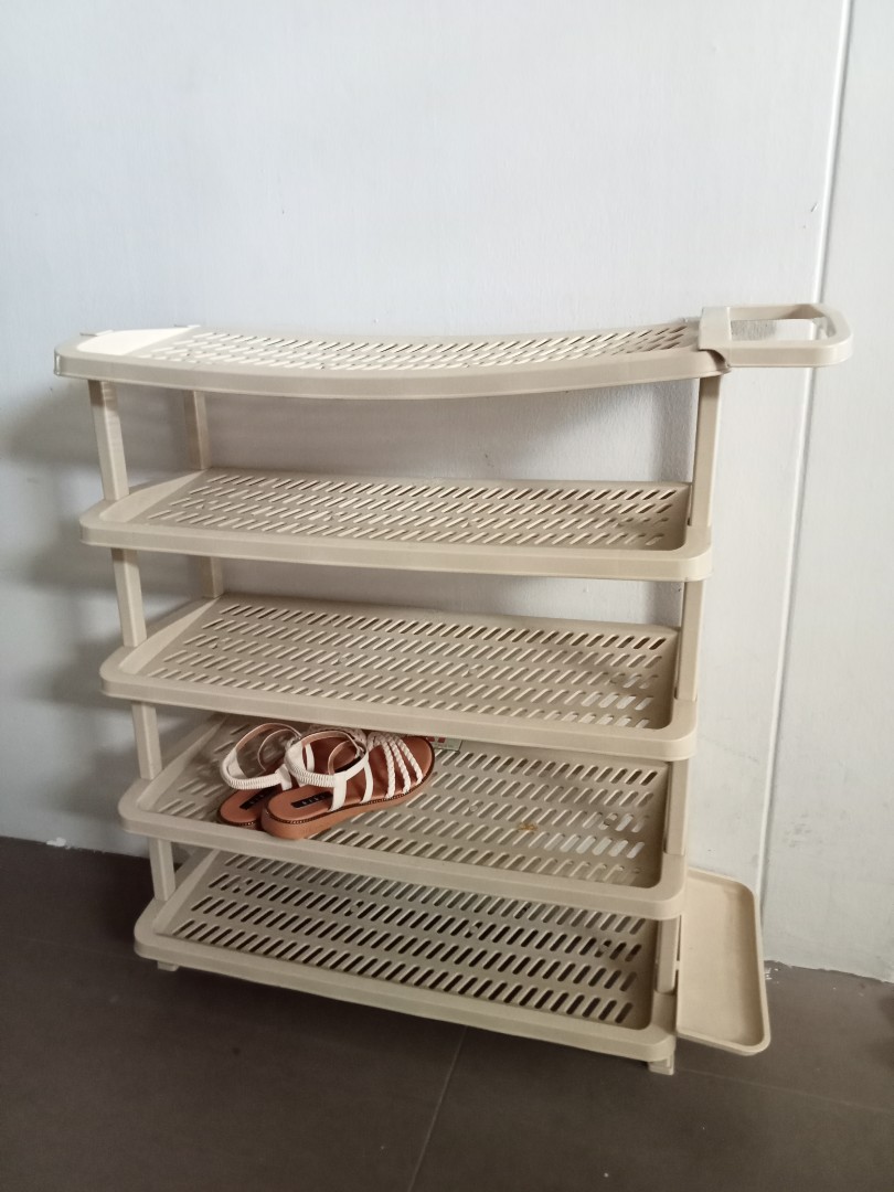 Shoe rack plastic, Furniture & Home Living, Furniture, Shelves ...