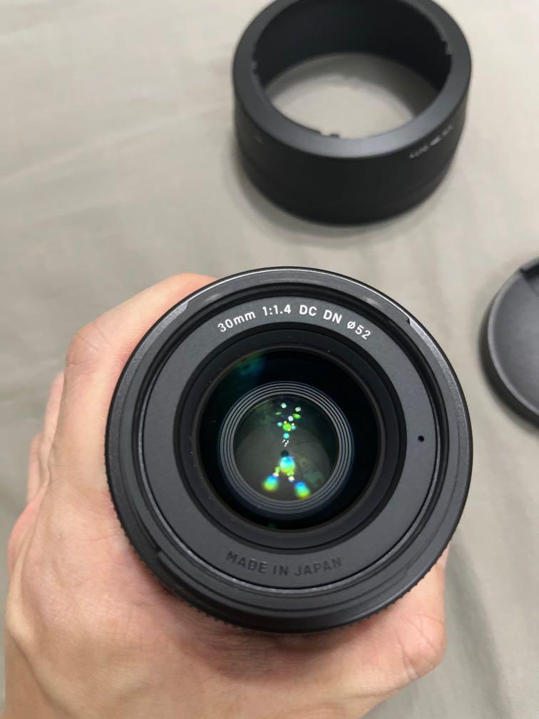 Sigma 30mm 30 mm F 1.4 f1.4 f/1.4 dc dn for canon eos-m ef-m efm mount ...