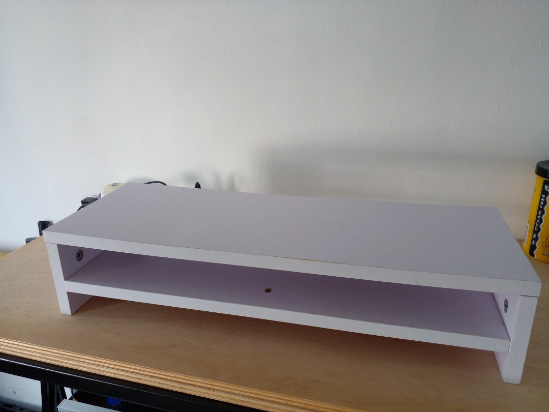 Small shelving rack for.monitor screen or laptop, Furniture & Home ...
