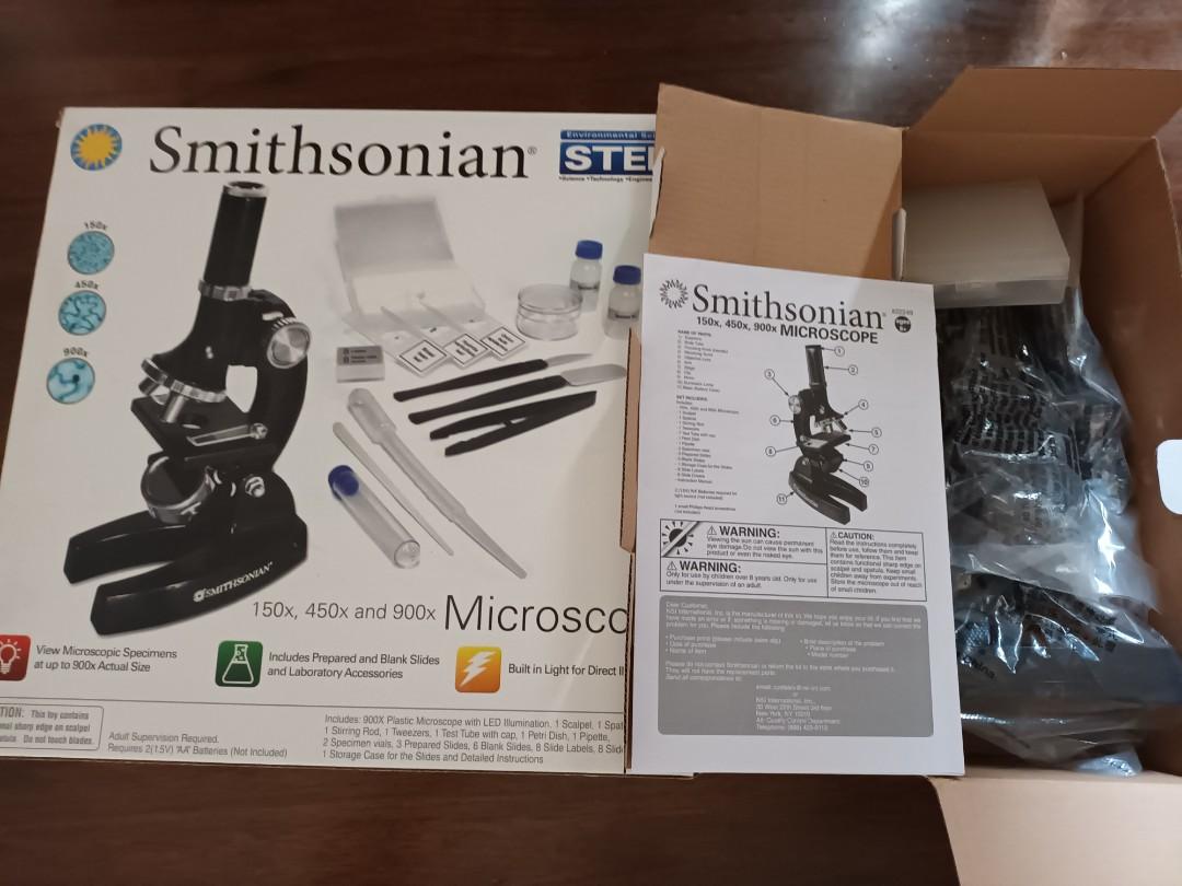 SMITHSONIAN Microscope, Hobbies & Toys, Toys & Games on Carousell