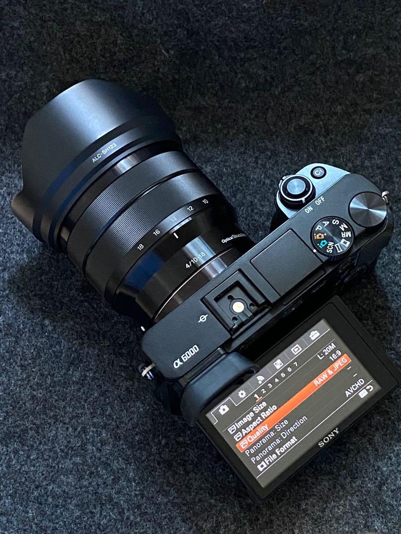 Sony Alpha 6000 with E 10-18mm F4 OSS SEL1018 Lens, Photography ...