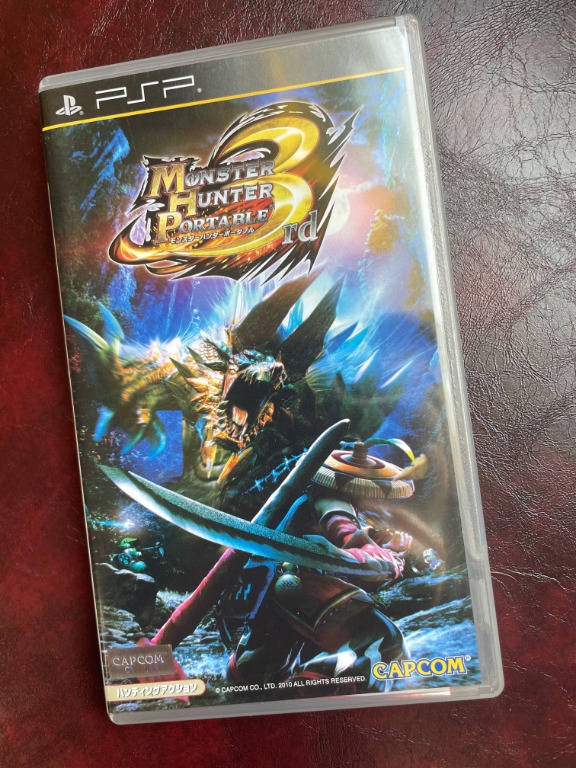 SONY PSP MONSTER HUNTER PORTABLE 3 GAMES, Video Gaming, Video Games ...