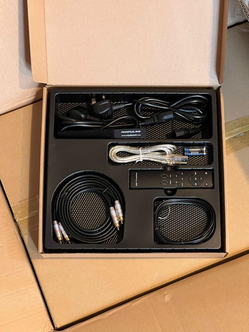 AirPulse A300 Pro with ST300 speaker stand (powered, Bluetooth speakers ...