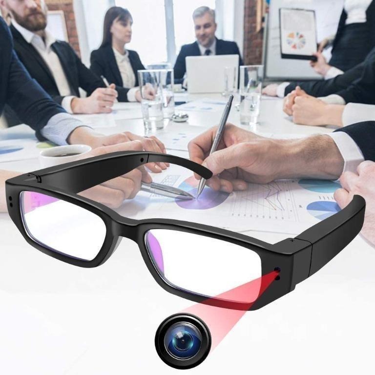 Spy Camera Glasses UYIKOO HD 1080P Portable Hidden Camera Glasses with ...