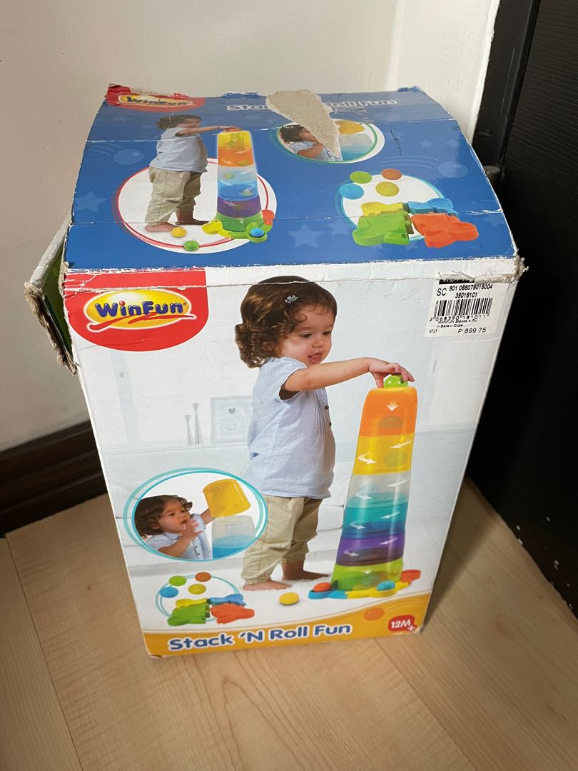Stack N Roll baby playset, Babies & Kids, Infant Playtime on Carousell