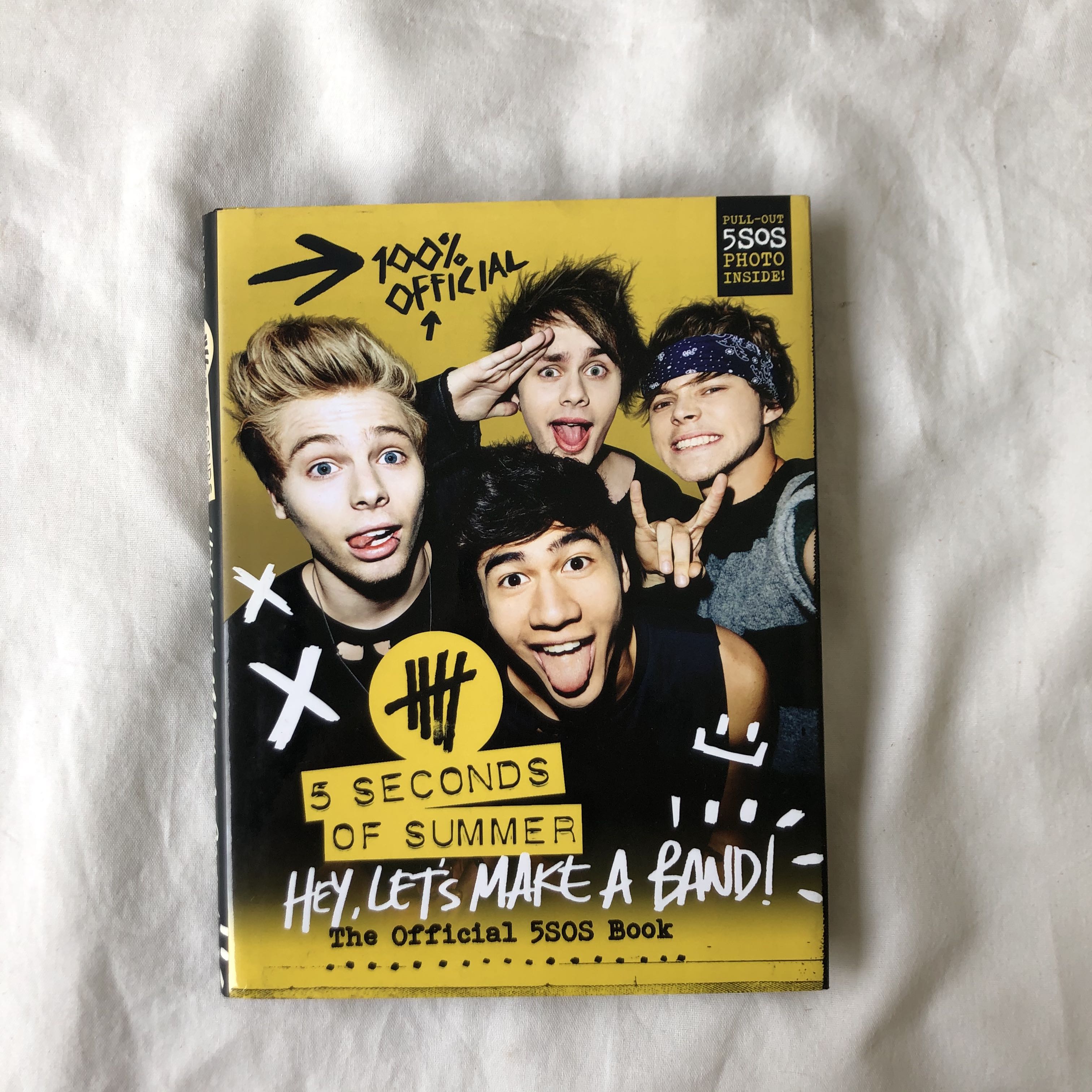 The Official 5SOS Book "Hey, Let's Make A Band", Hobbies & Toys, Books ...