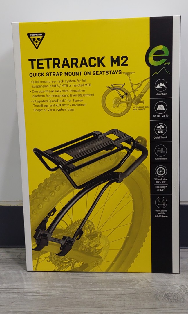 Topeak Tetrarack M2. Rear rack for hybrid/MTB's, Sports Equipment ...