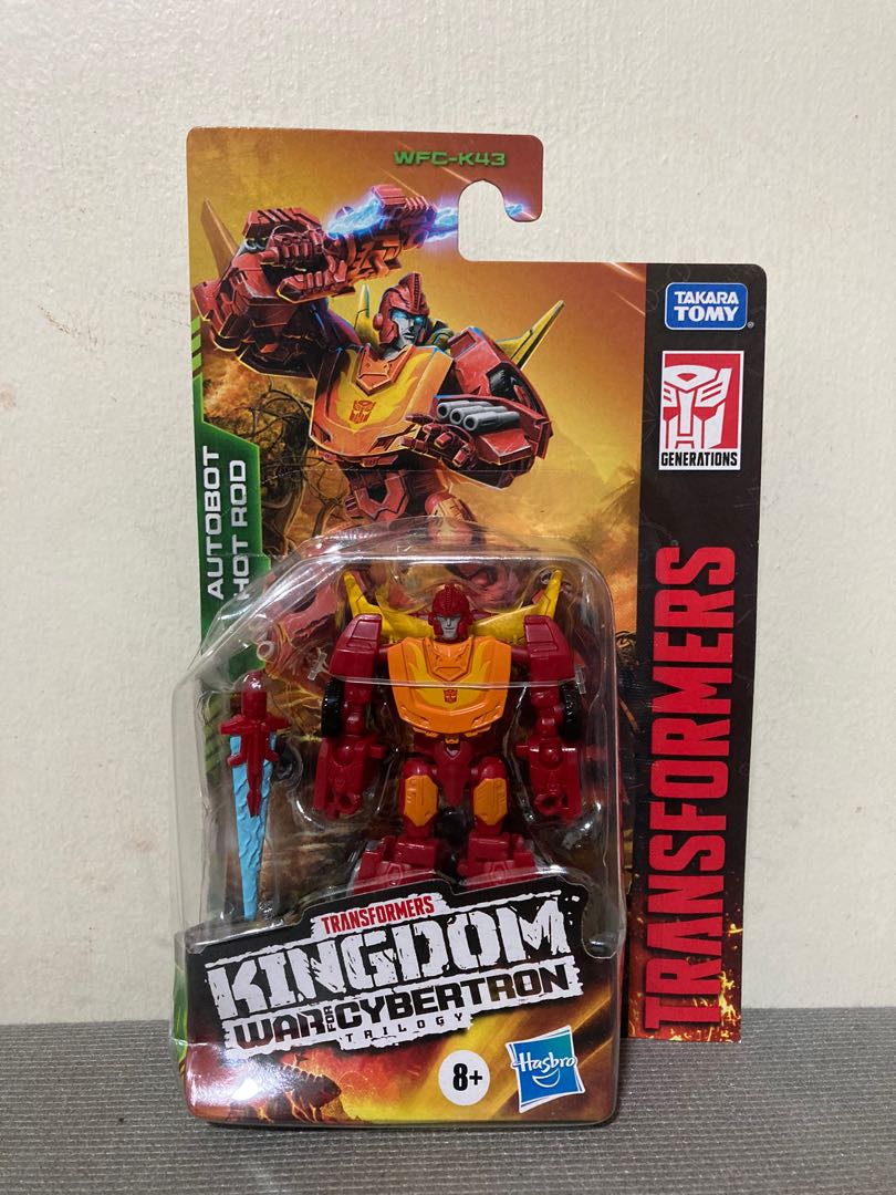 Transformers Kingdom Core Hot Rod Rodimus, Hobbies & Toys, Toys & Games ...
