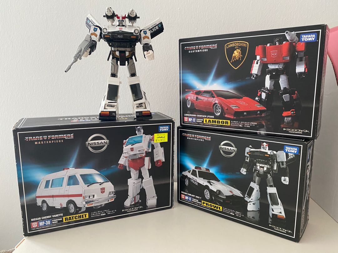 Transformers Masterpiece Lambor Prowl Ratchet, Hobbies & Toys, Toys ...