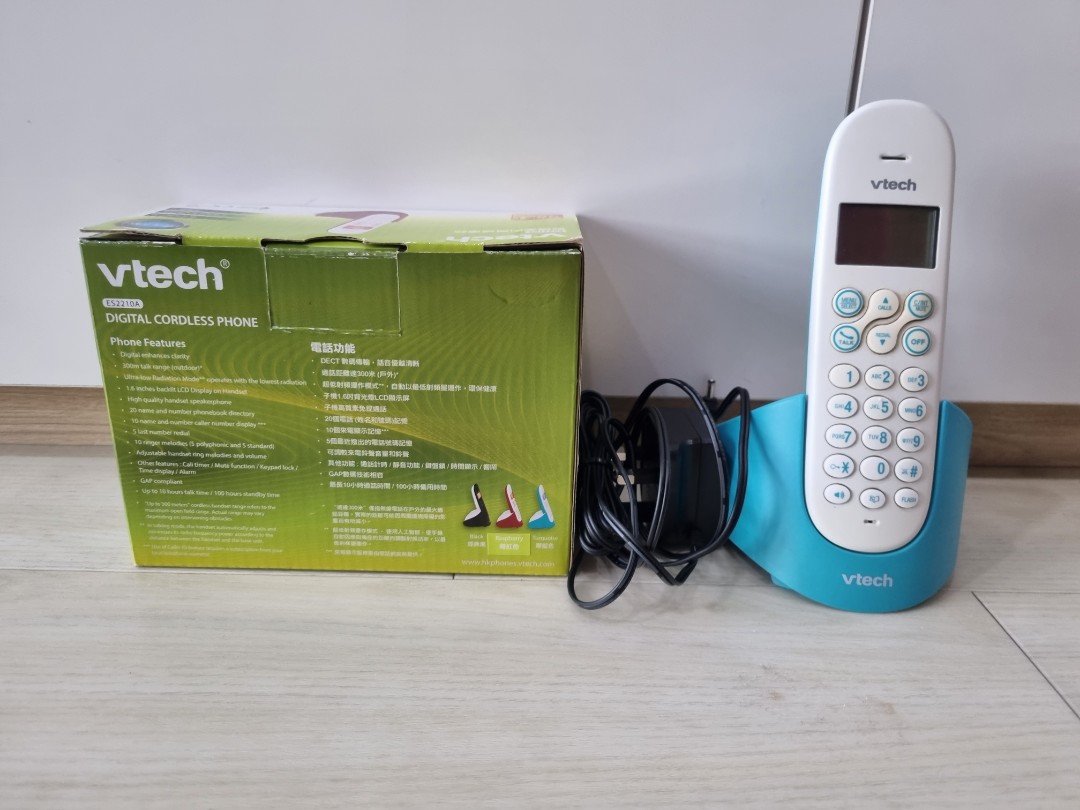 Vtech Digital Cordless Phone - ES2210A, TV & Home Appliances, Other Home Appliances on Carousell