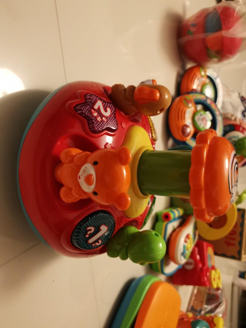 vtech Push & Play Spinning Top 6-30months, Babies & Kids, Infant ...