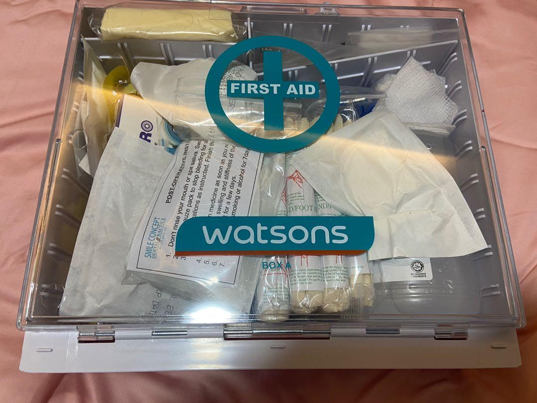 Watsons first aid kit - unused, Health & Nutrition, Medical Supplies ...