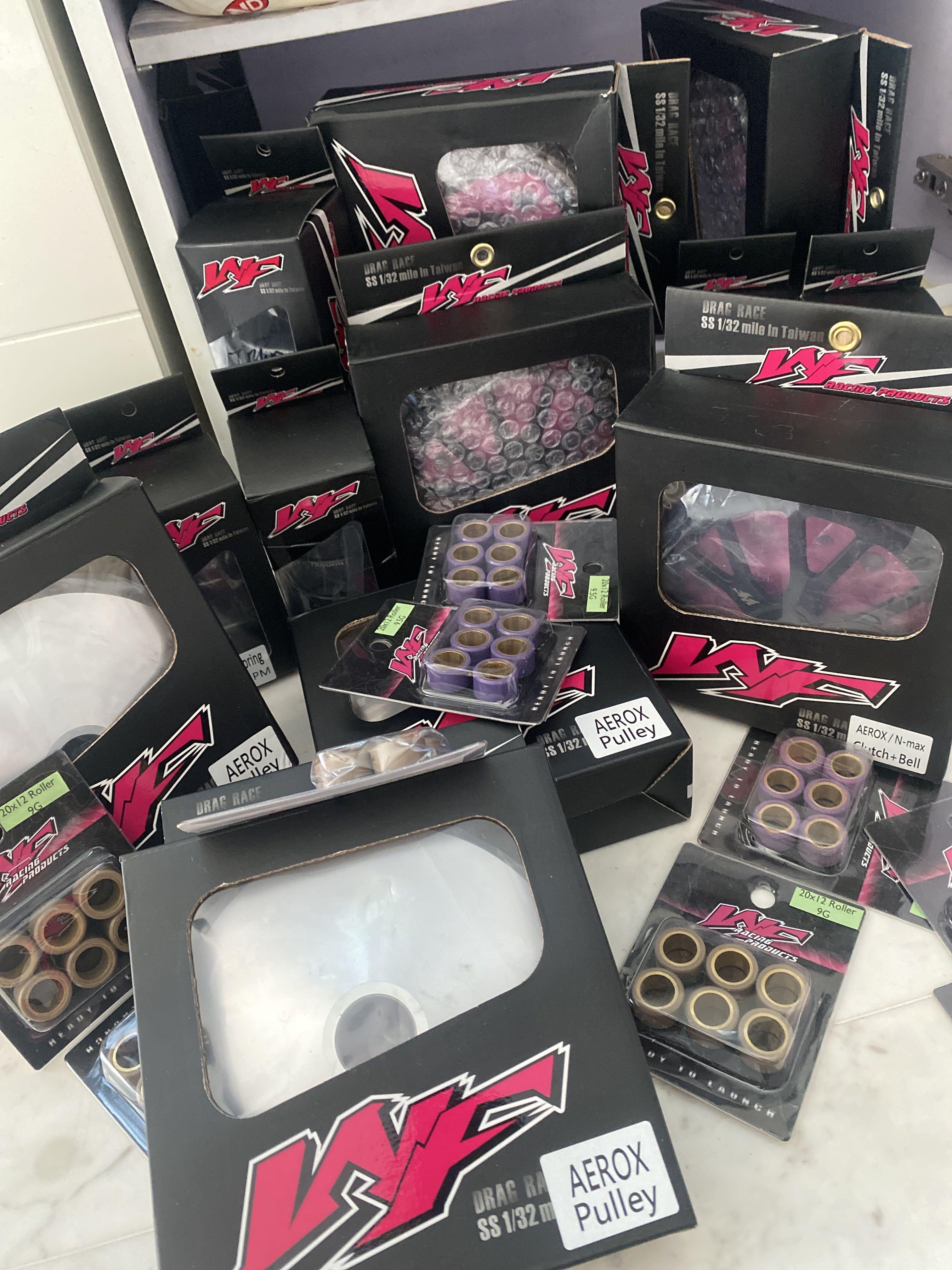 WF racing aerox v1, v2, nmax v1, v2 cvt pulley clutch upgrade ...