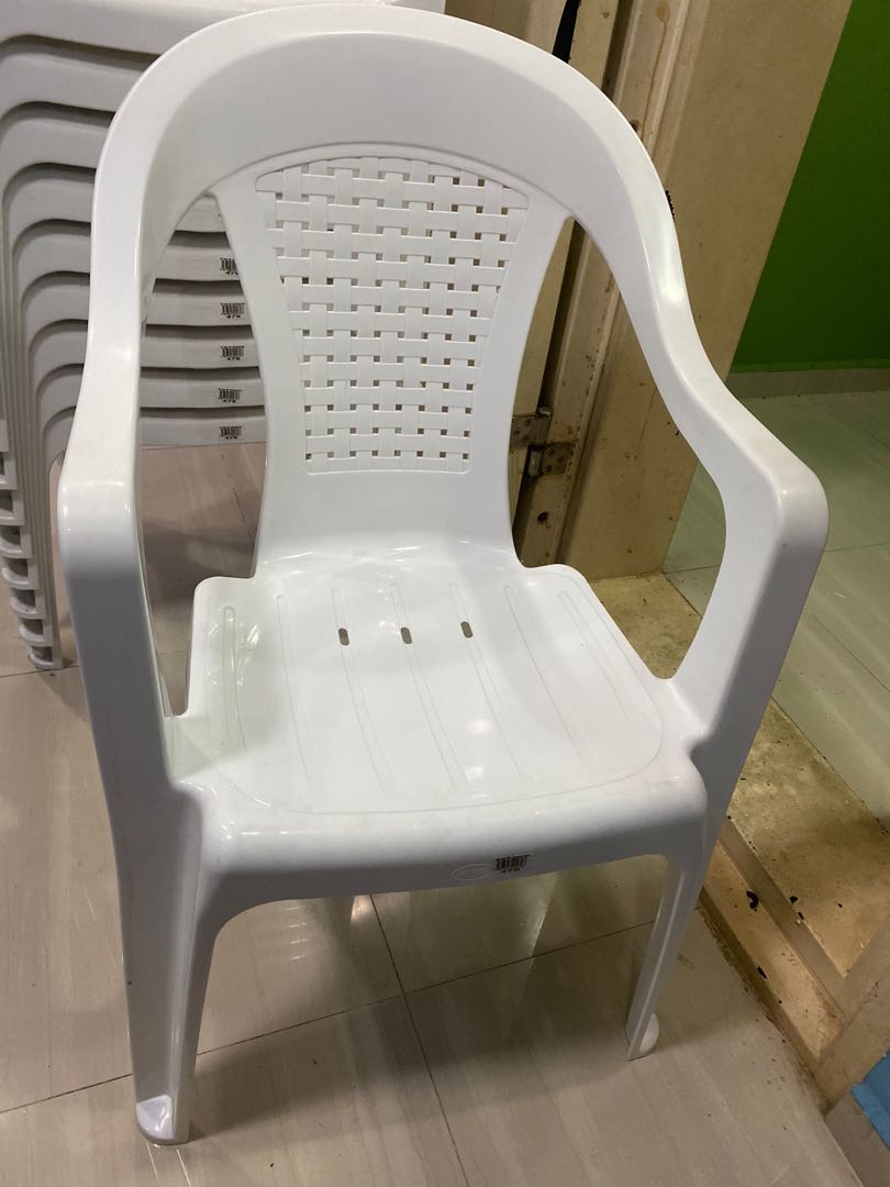 White Chair- Toyogo, Furniture & Home Living, Furniture, Chairs on ...