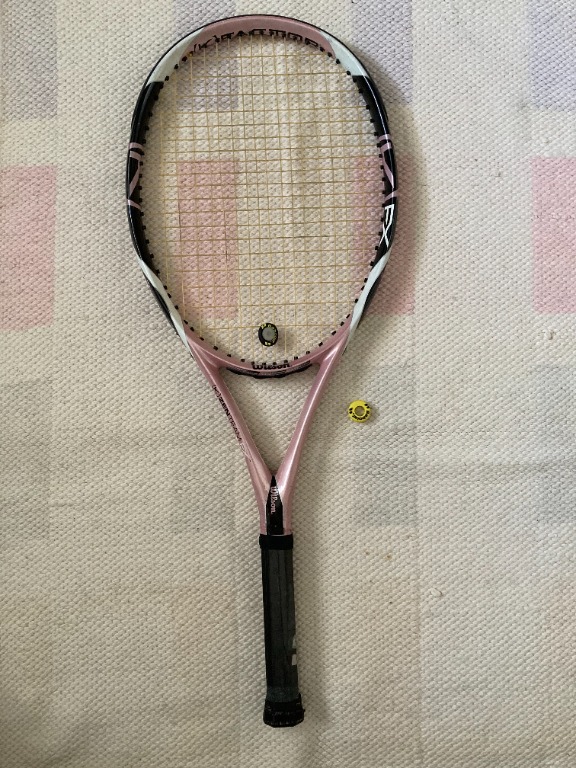 Wilson (K)Zen Team FX Rose Midplus, Sports Equipment, Sports & Games ...