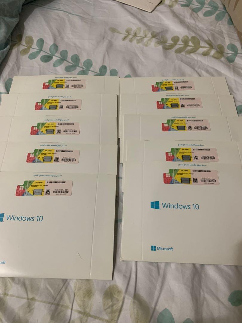 WINDOWS 10 [English/Arabic Version], Computers & Tech, Office ...