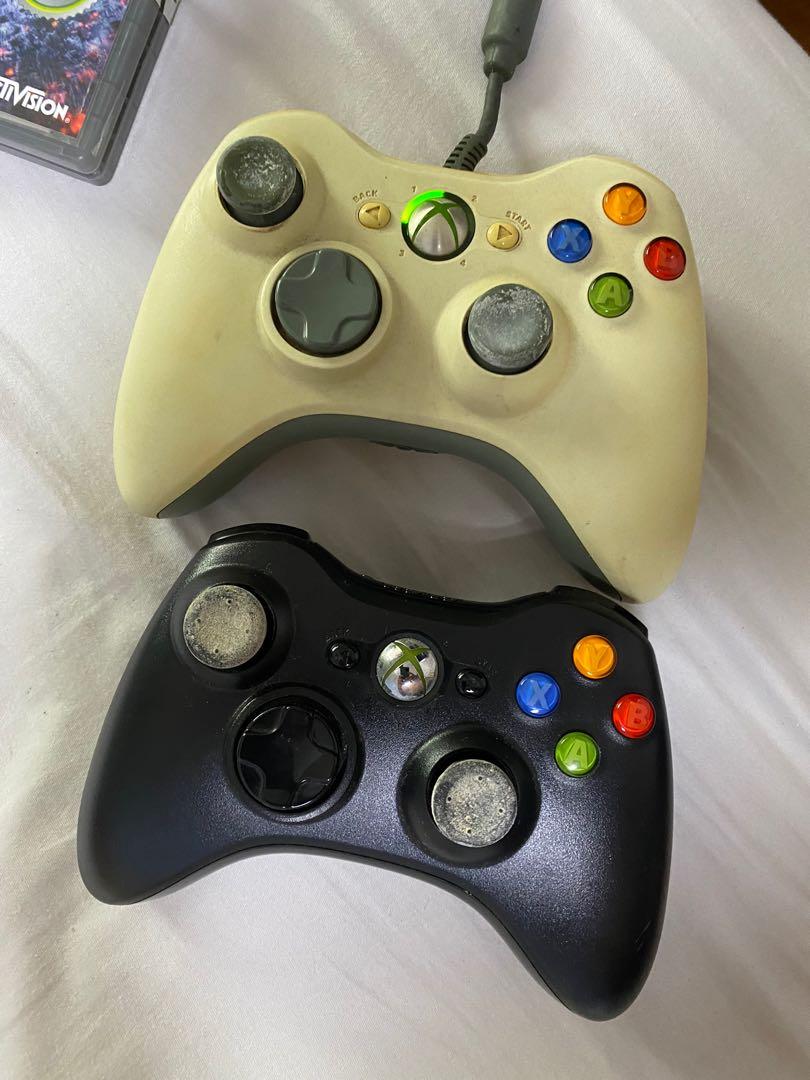 Xbox 360 Slim + Kinect sensor+6 Kinect games+ one wired and one ...