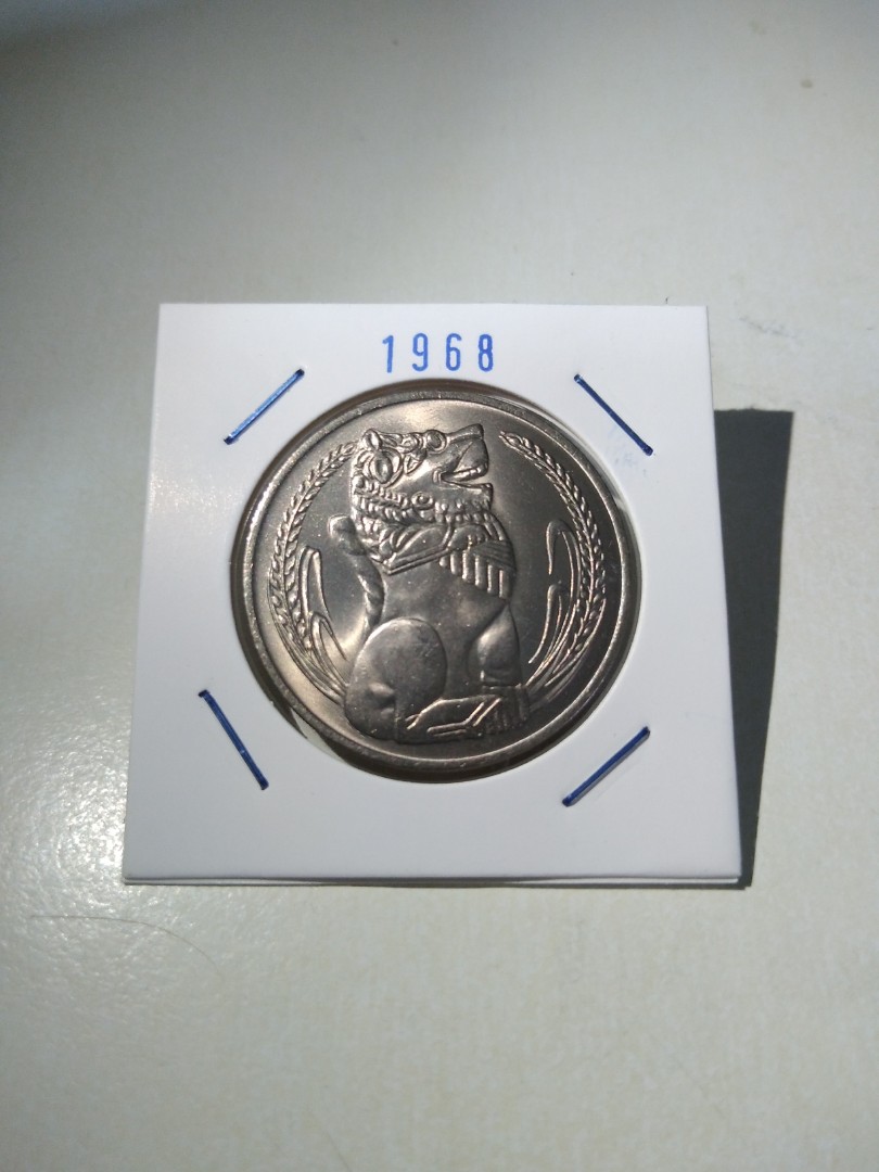 1968 singapore $1 merlion coin, unc, Hobbies & Toys, Memorabilia ...