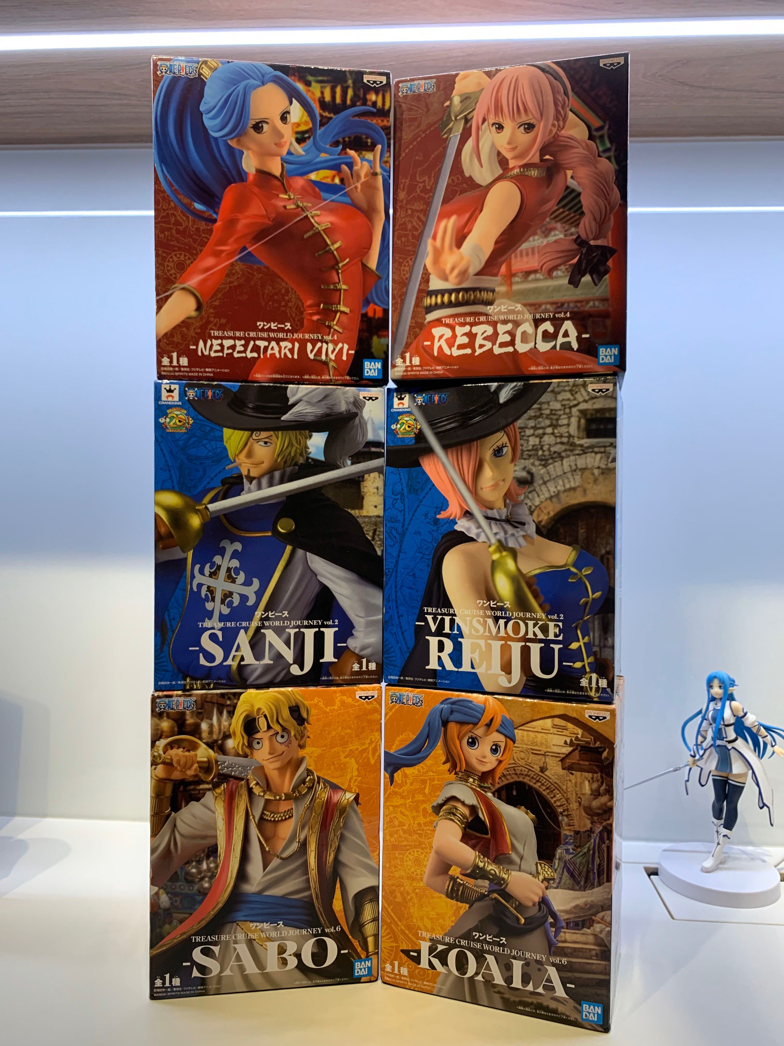 (2 for $25) Sanji & Vinsmoke Reiju sets / Rebecca & Nefeltari Vivi sets ...